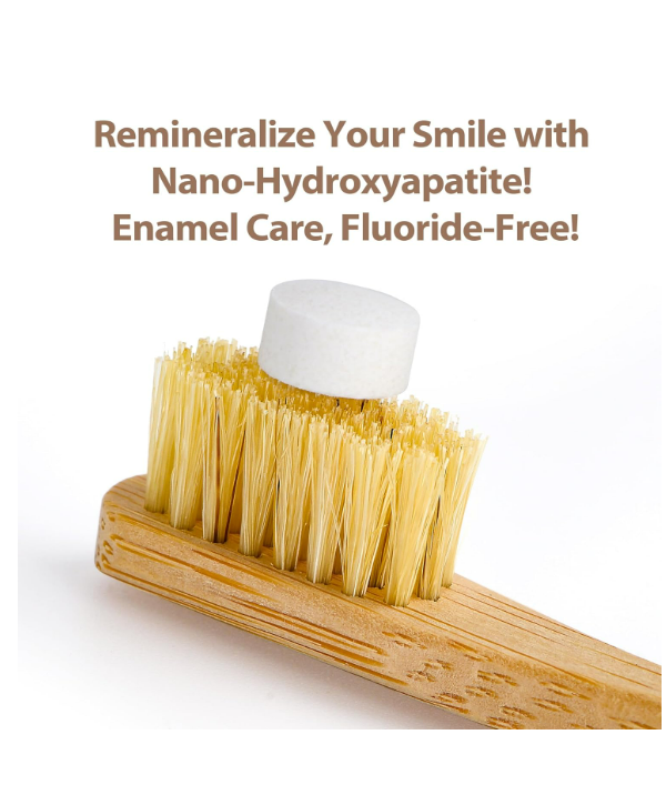 Nano Hydroxyapatite Remineralizing Toothpaste Tablets 124 Tabs Fluoride ...